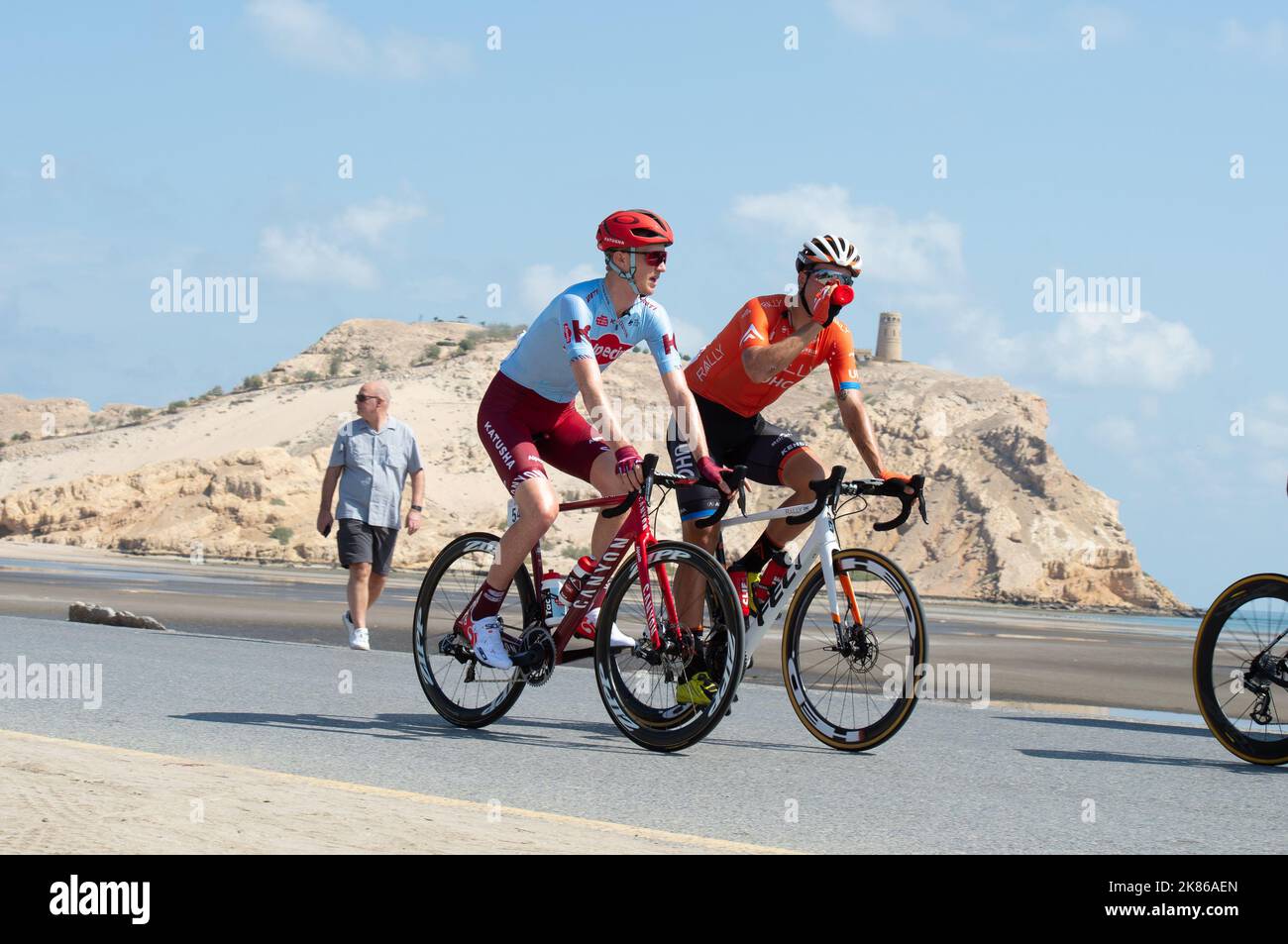Tour of Oman Stage 1, Al Sawadi Beach to Suhar Corniche. Ian Boswell ...