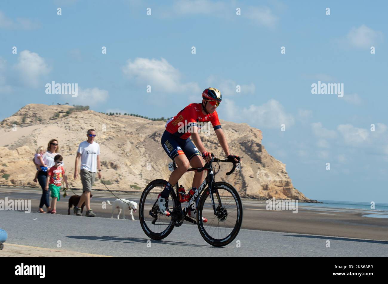 Tour of Oman Stage 1, Al Sawadi Beach to Suhar Corniche. Domen Novak ...