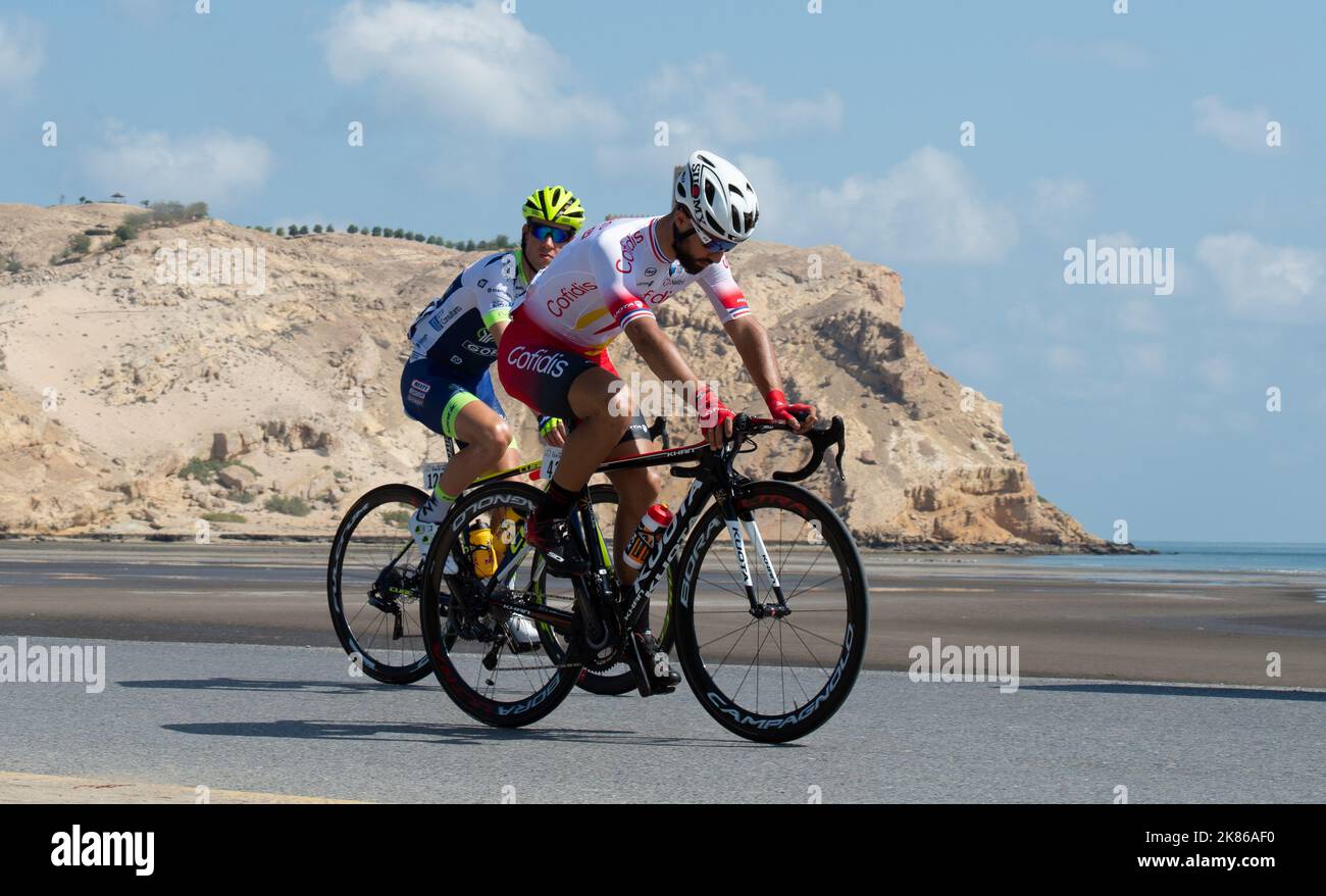 Tour of Oman Stage 1, Al Sawadi Beach to Suhar Corniche. Nacer Bouhanni ...