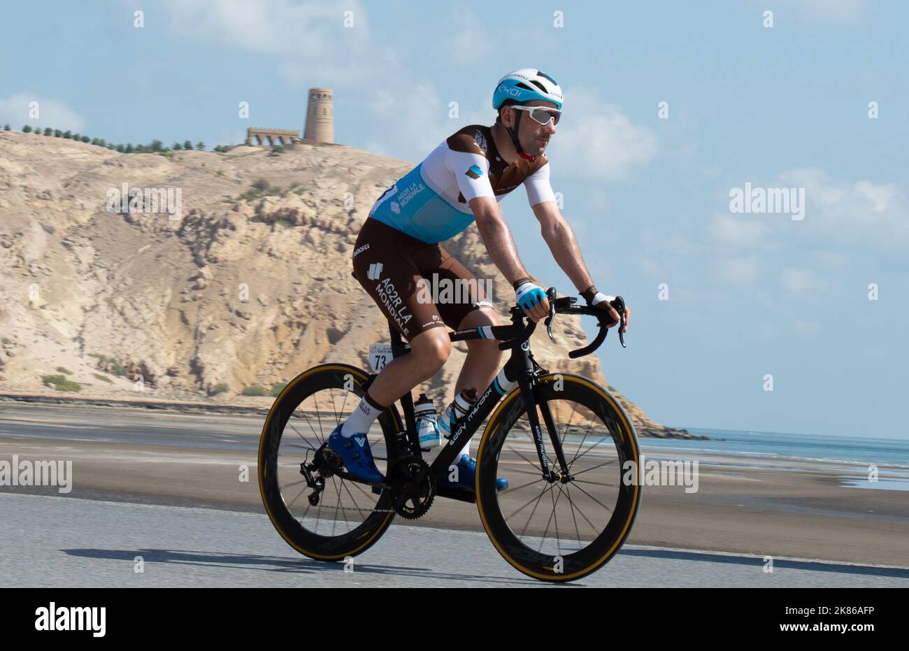 Tour of Oman Stage 1, Al Sawadi Beach to Suhar Corniche. Julien Duval ...