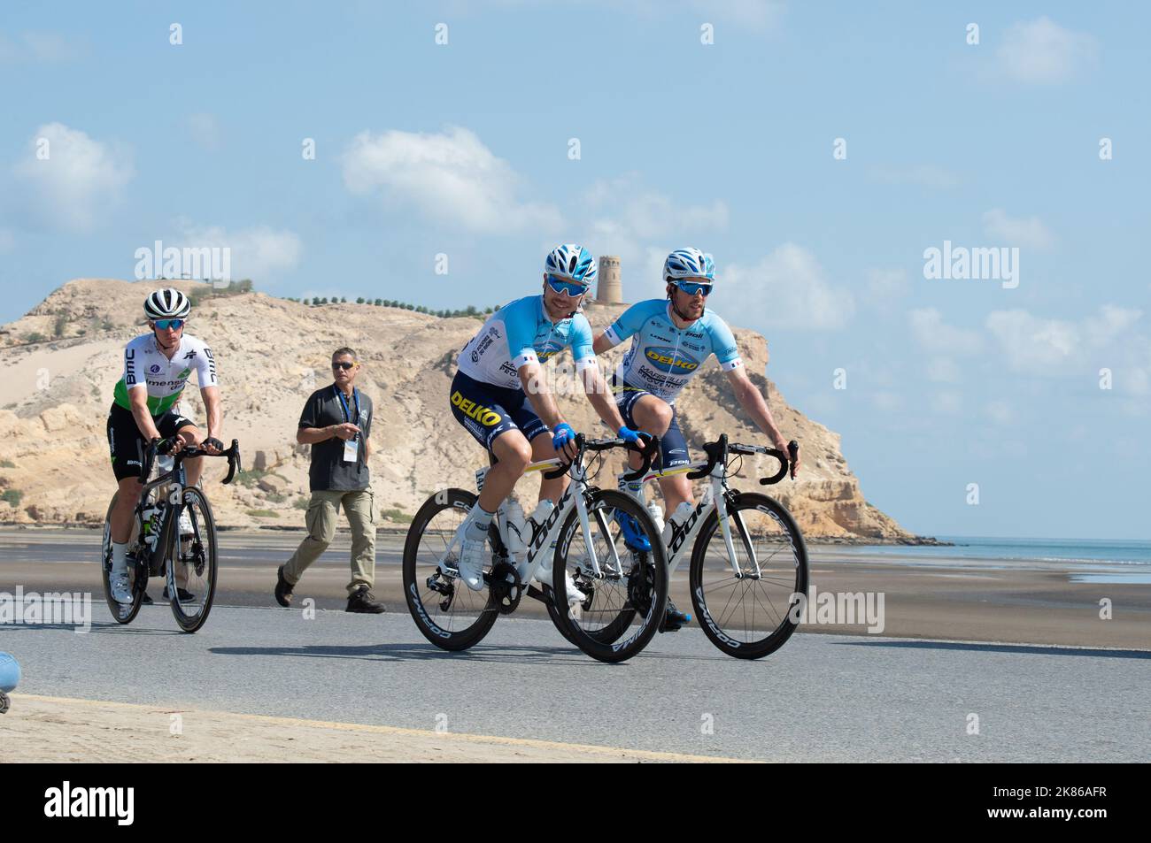 Tour of Oman Stage 1, Al Sawadi Beach to Suhar Corniche. Jeremy Leveau ...