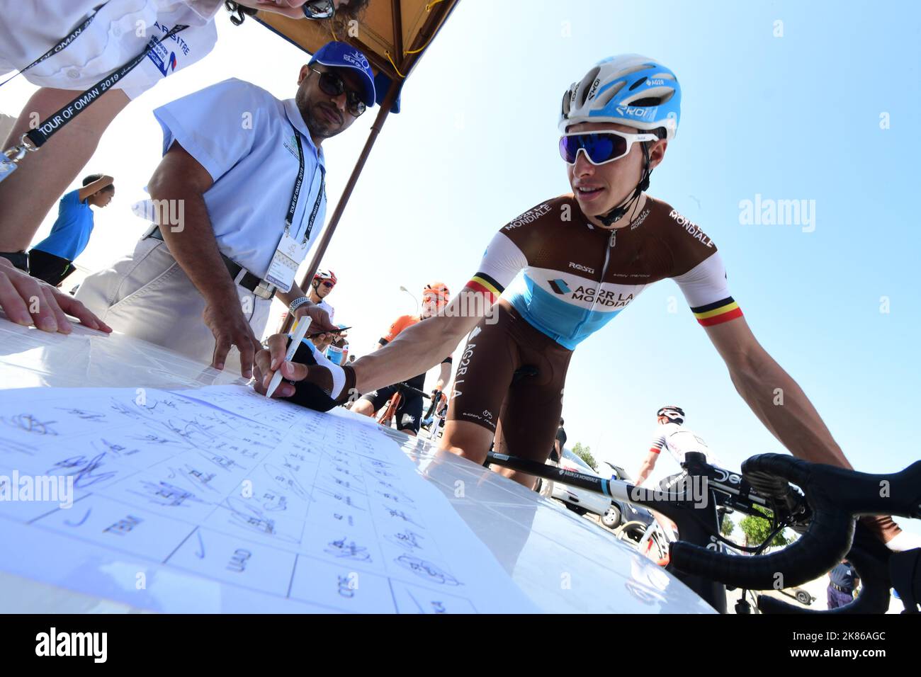 Tour of Oman Stage 1, Al Sawadi Beach to Suhar Corniche. Oliver Naesen ...