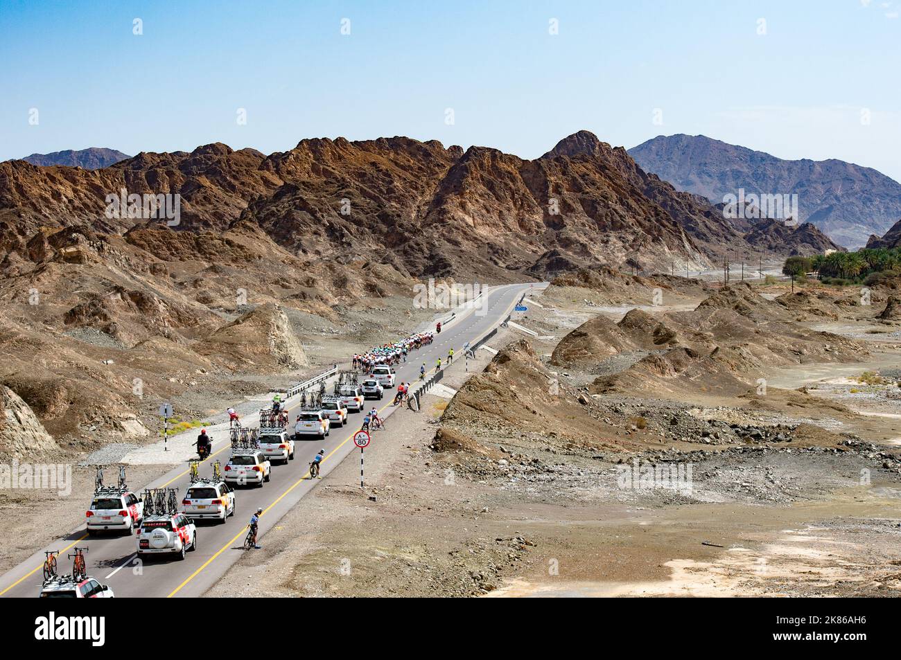 Tour of Oman Stage 2 - The Royal Cavalry of Oman to Al Bustan. The ...