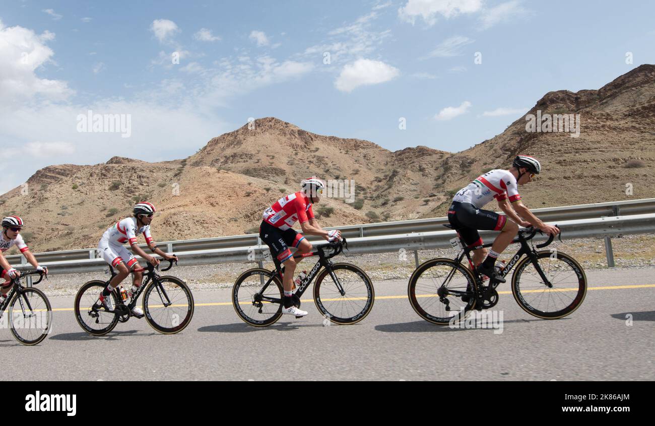 Rui Costa for team UAE Emirates followed by Alexander Kristoff and ...