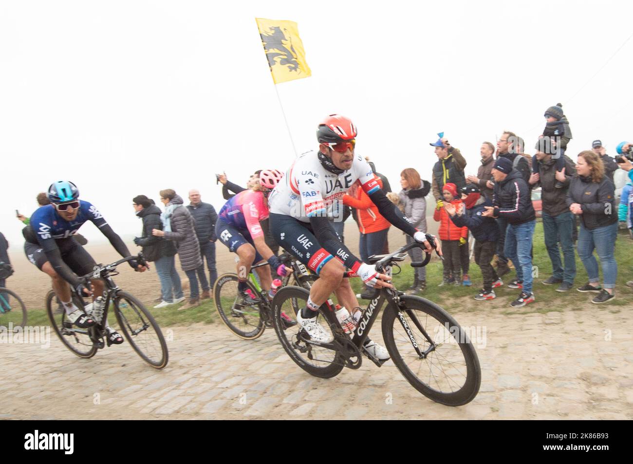 Alexander Kristoff of team UAE Emirates. during the Paris - Roubaix ...