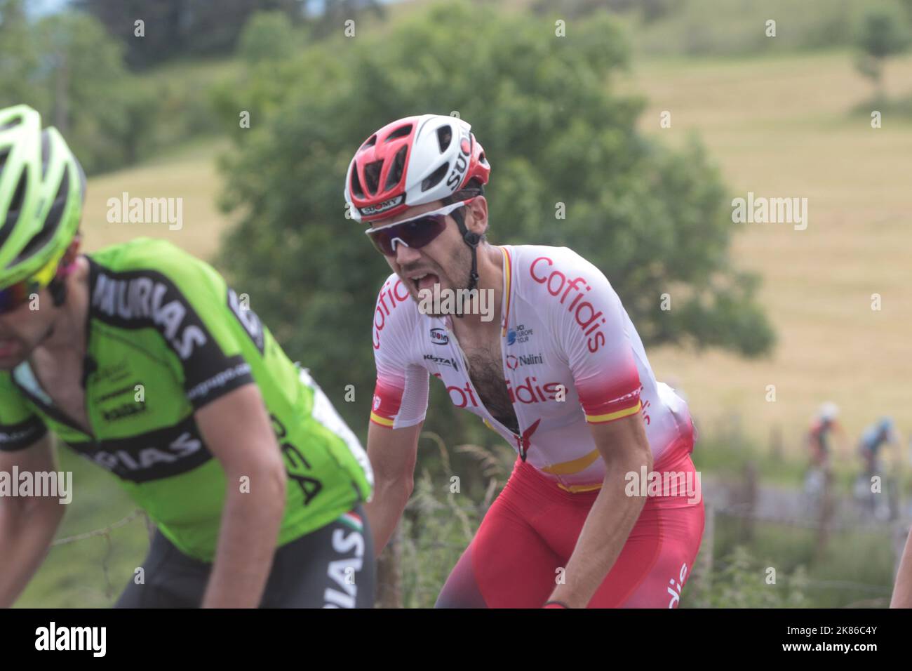 Jesus Herrada Lopez of Spain Cofidis in action during Route d'Occitanie ...