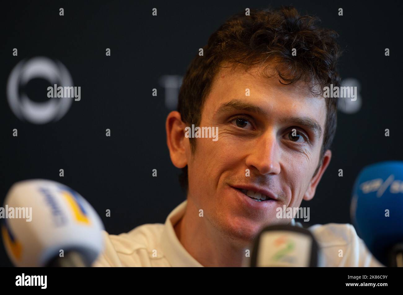 Geraint Thomas team Ineos Tour de France 2019 Press Conference for ... Geraint Thomas team Ineos Tour de France 2019 Press Conference for ...
