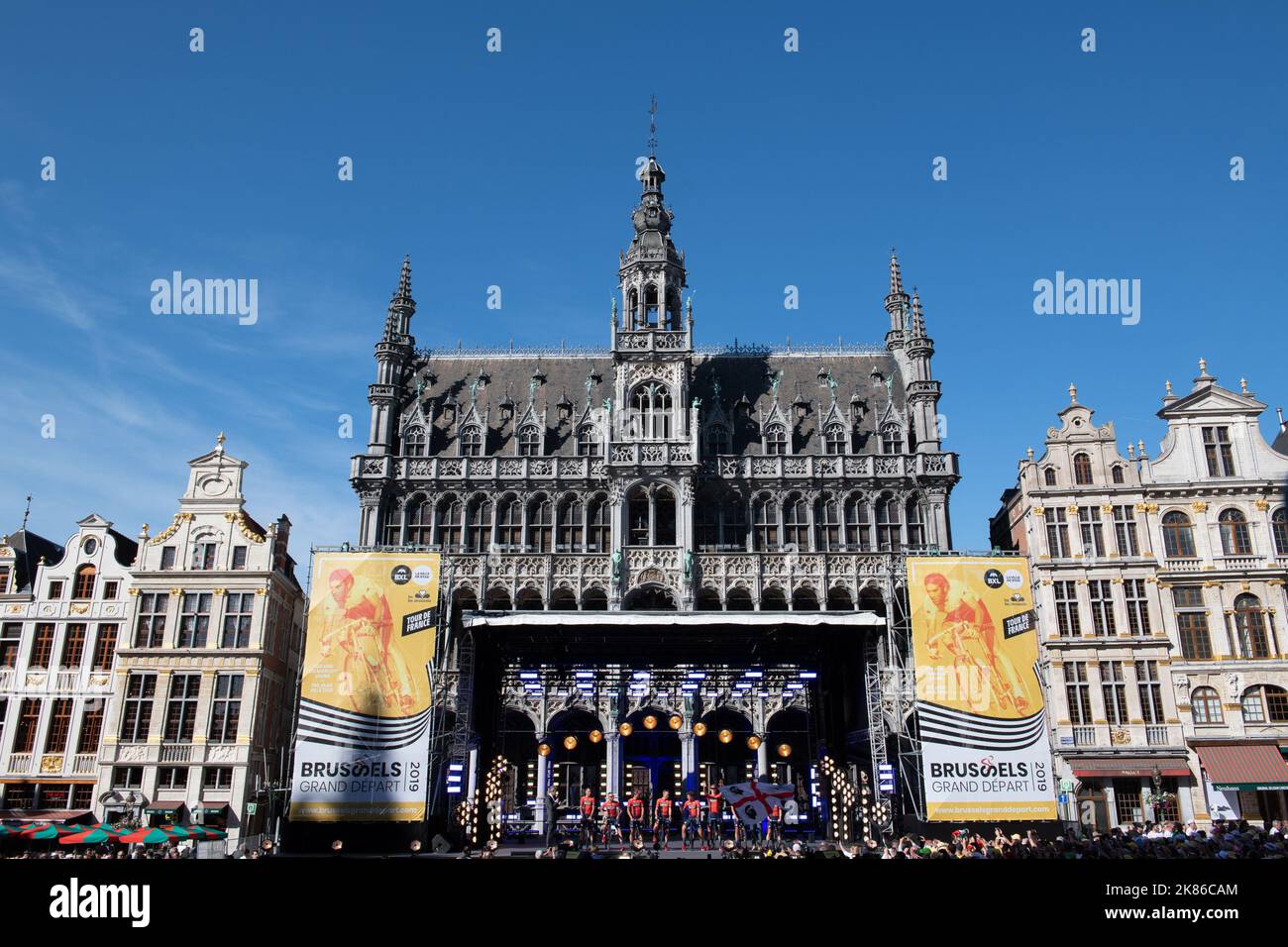 Team Bahrain Merida Tour de France 2019 Team Presentations, Brussels ...