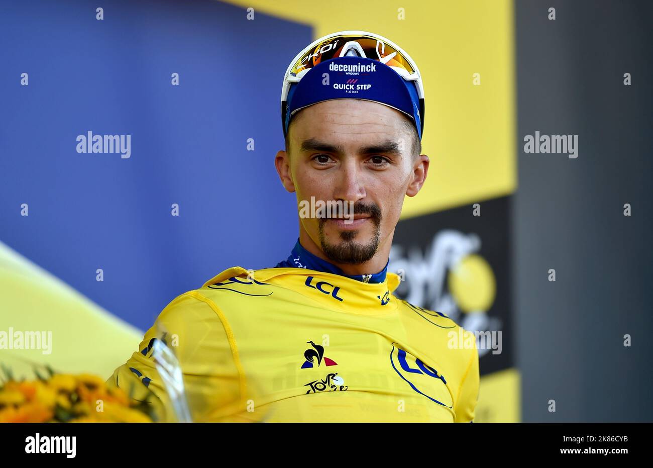 France's Julian Alaphilippe for team Deceuninck Quick Step retains his ...