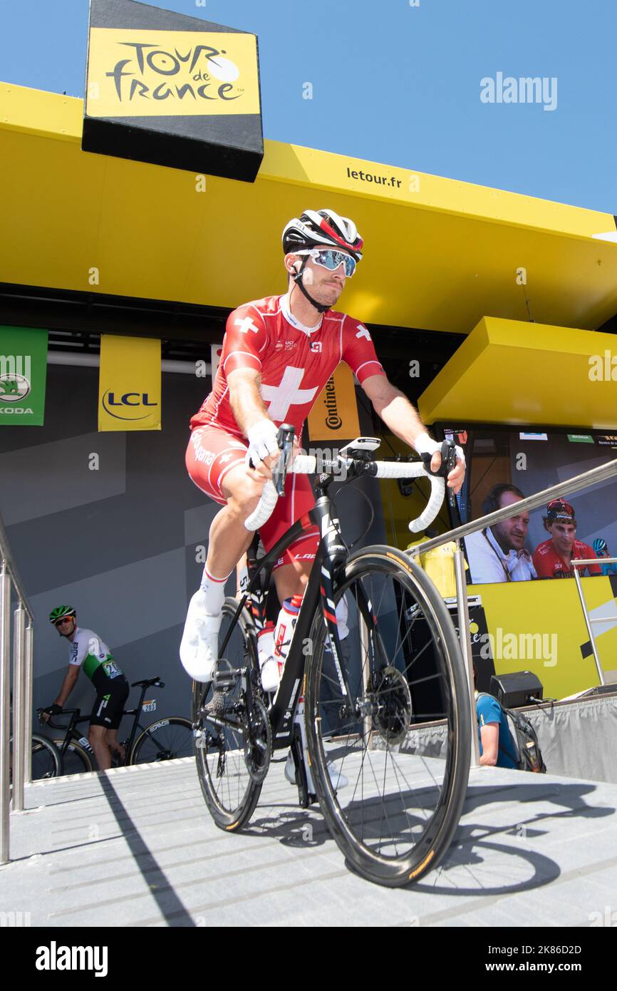 Sebastien Reichenbach team Groupama FDJ in the Tour de France 2019 ...