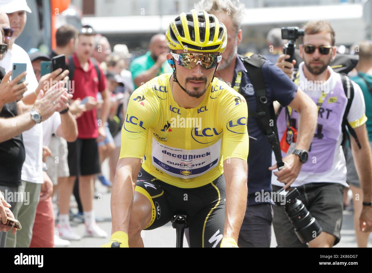 Julian Alaphilippe of team Deceuninck QuickStep Stock Photo - Alamy