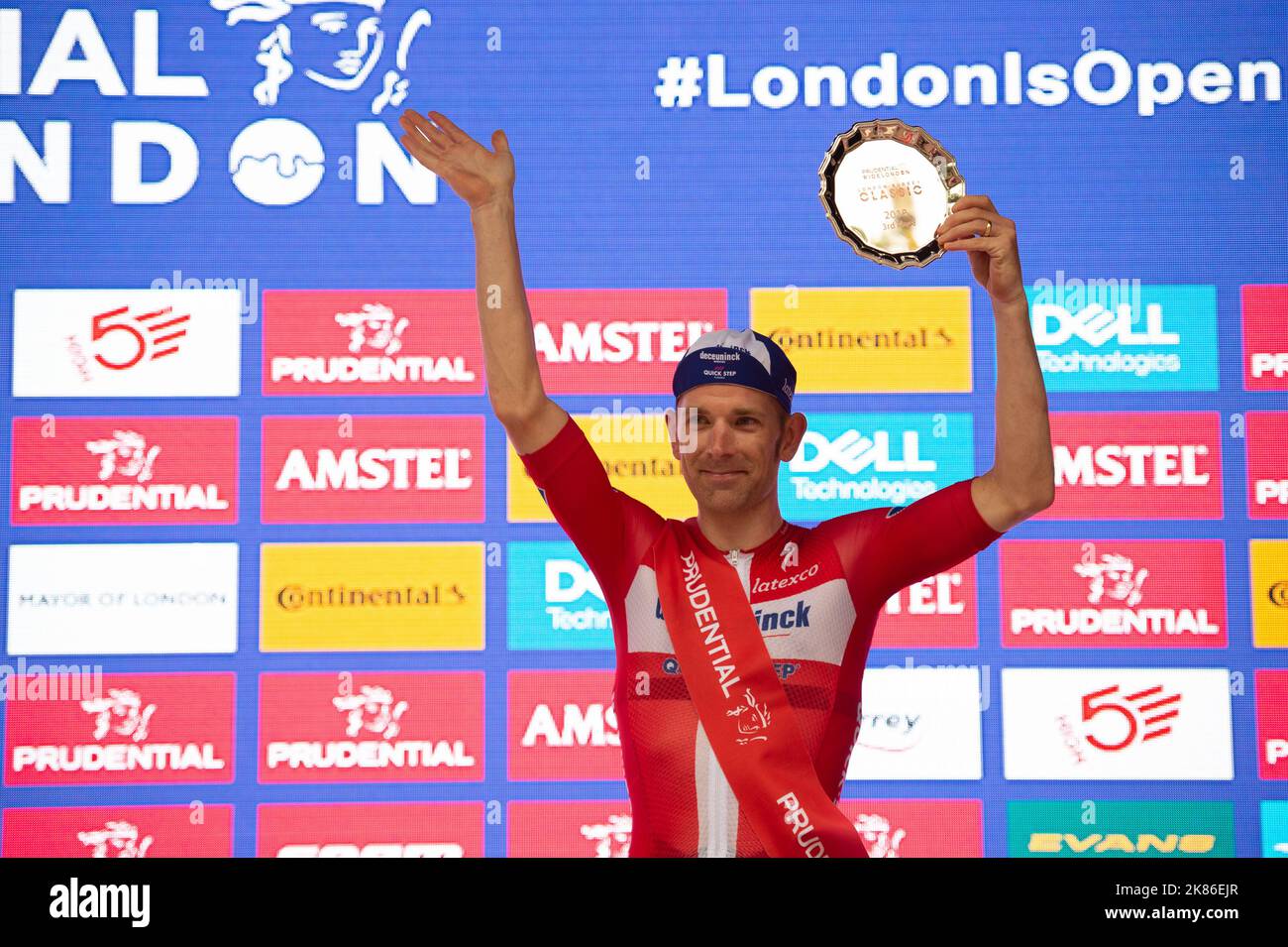 Michael Morkov De euninck Quickstep comes 3rd placed in a sprint finish ...