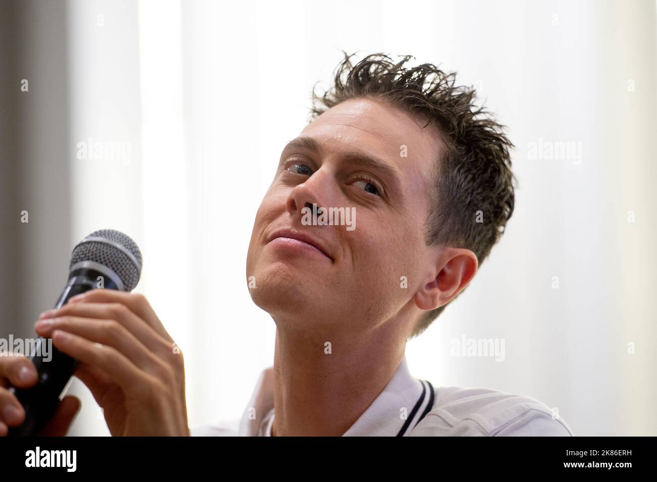 Total Direct Energie's Niki Terpstra is interviewed the day before ...