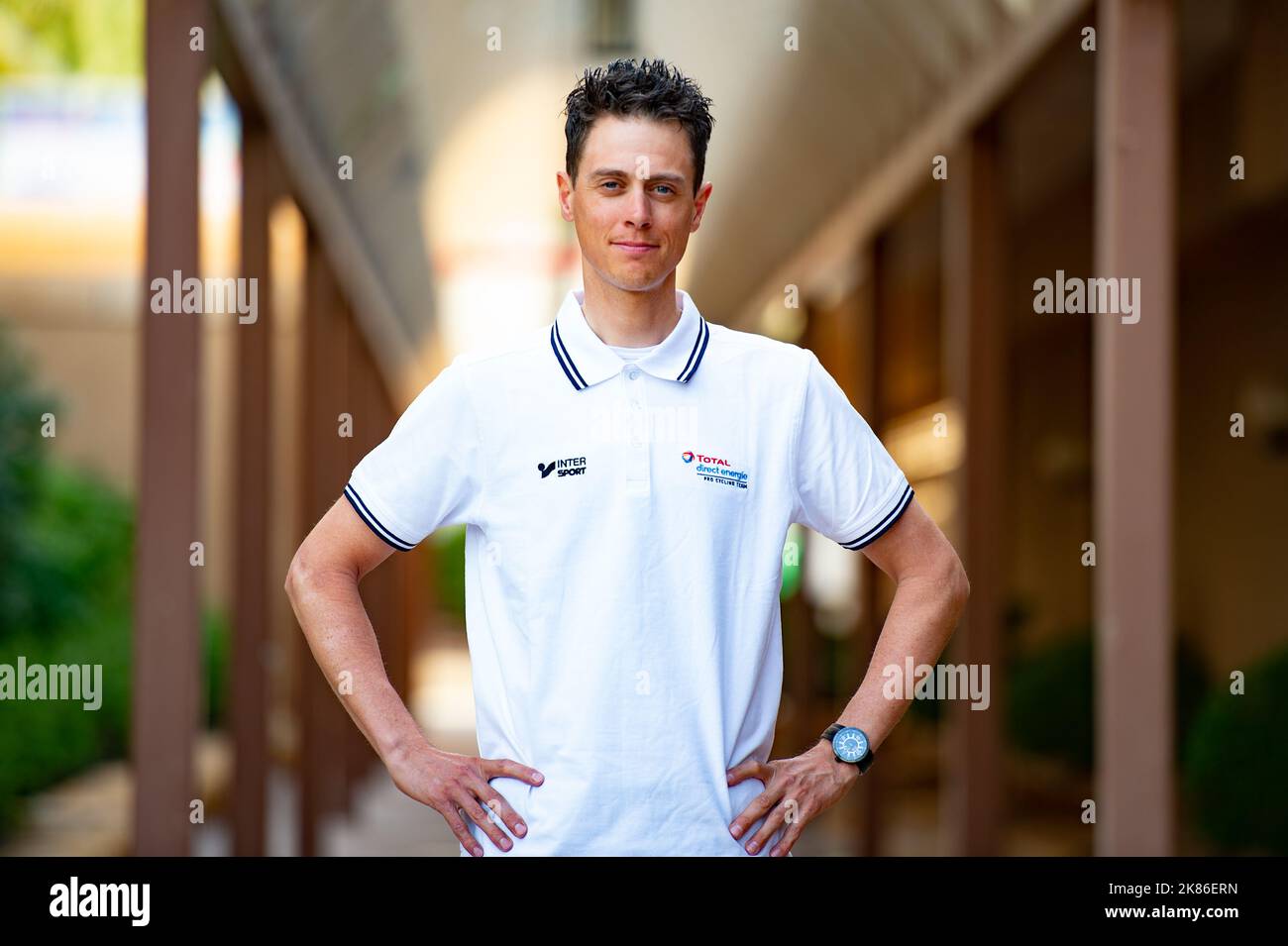 Total Direct Energie's Niki Terpstra is interviewed the day before ...