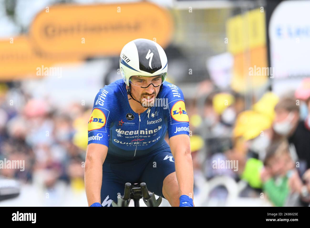 Tour de France 2021, Stage 5, Individual Time Trial from Change to ...