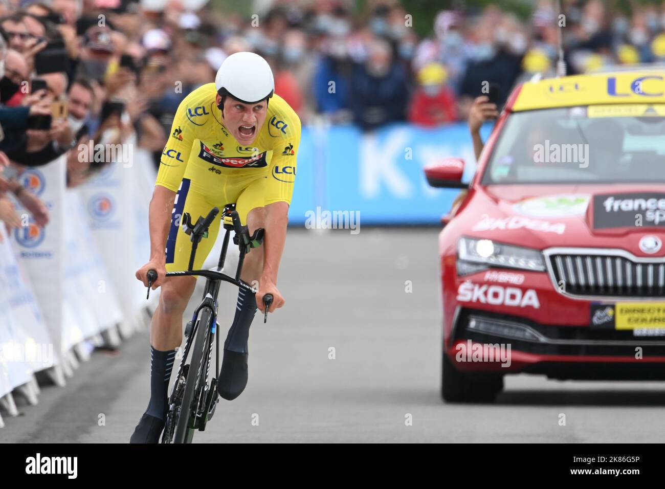 Tour de France 2021, Stage 5, Individual Time Trial from Change to ...