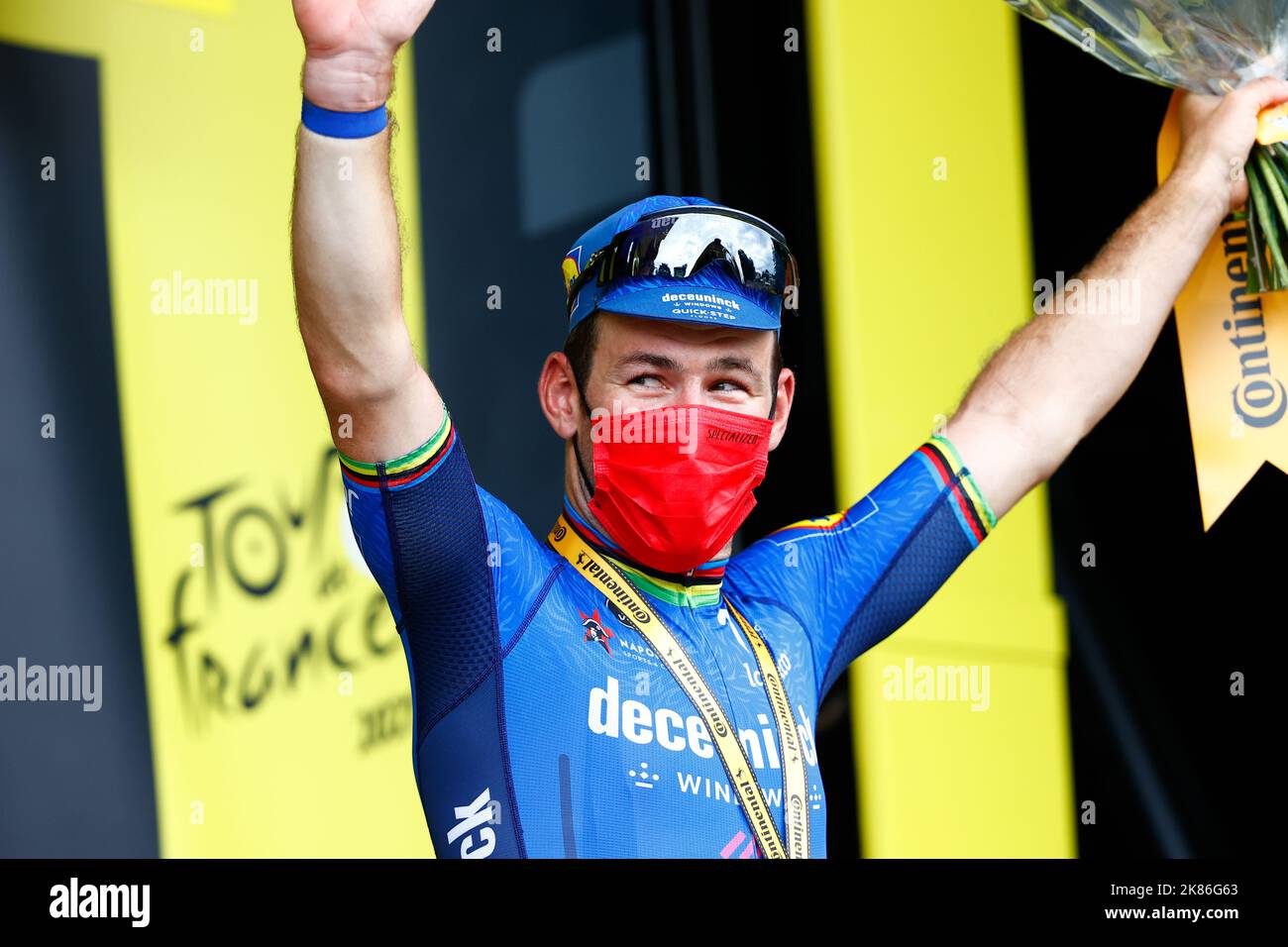 Tour de France 2021, Stage 4, Redon to Fougeres. Great Britain's Mark ...
