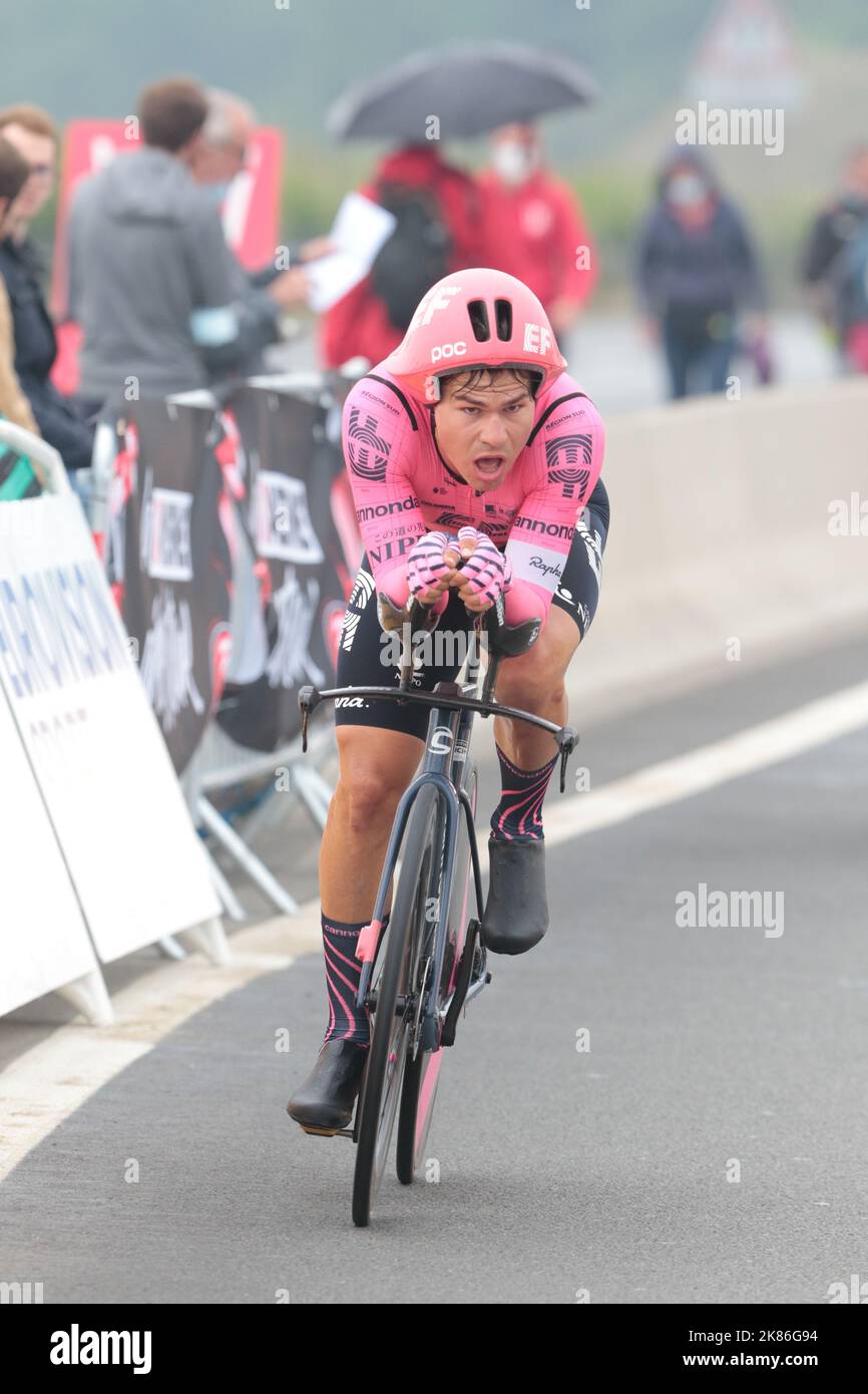 Stefan Bissegger Switzerland Education First team during Stage Five of ...