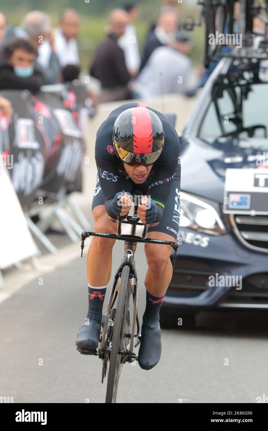 Richie Porte Australia Ineos during Stage Five of the Tour de France ...