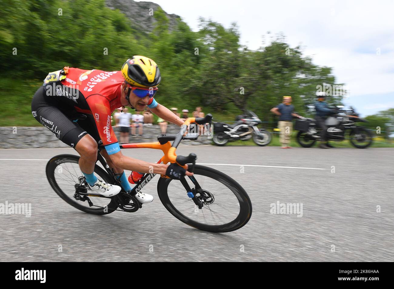 POELS Wouter (NED) of BAHRAIN VICTORIOUSduring stage 14 of the Tour de ...