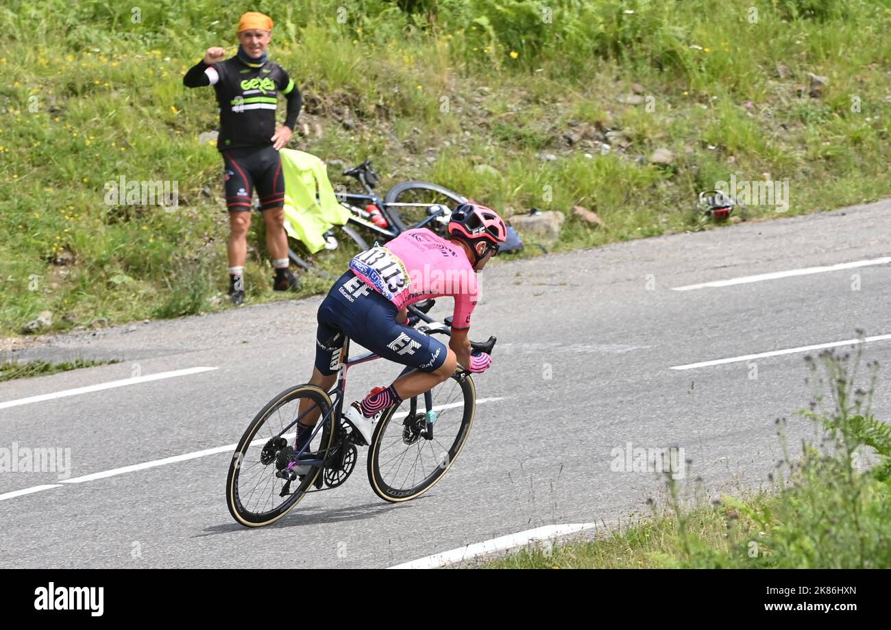 GUERREIRO Ruben (POR) of EF EDUCATION - NIPPO des ending the Tourmalet ...