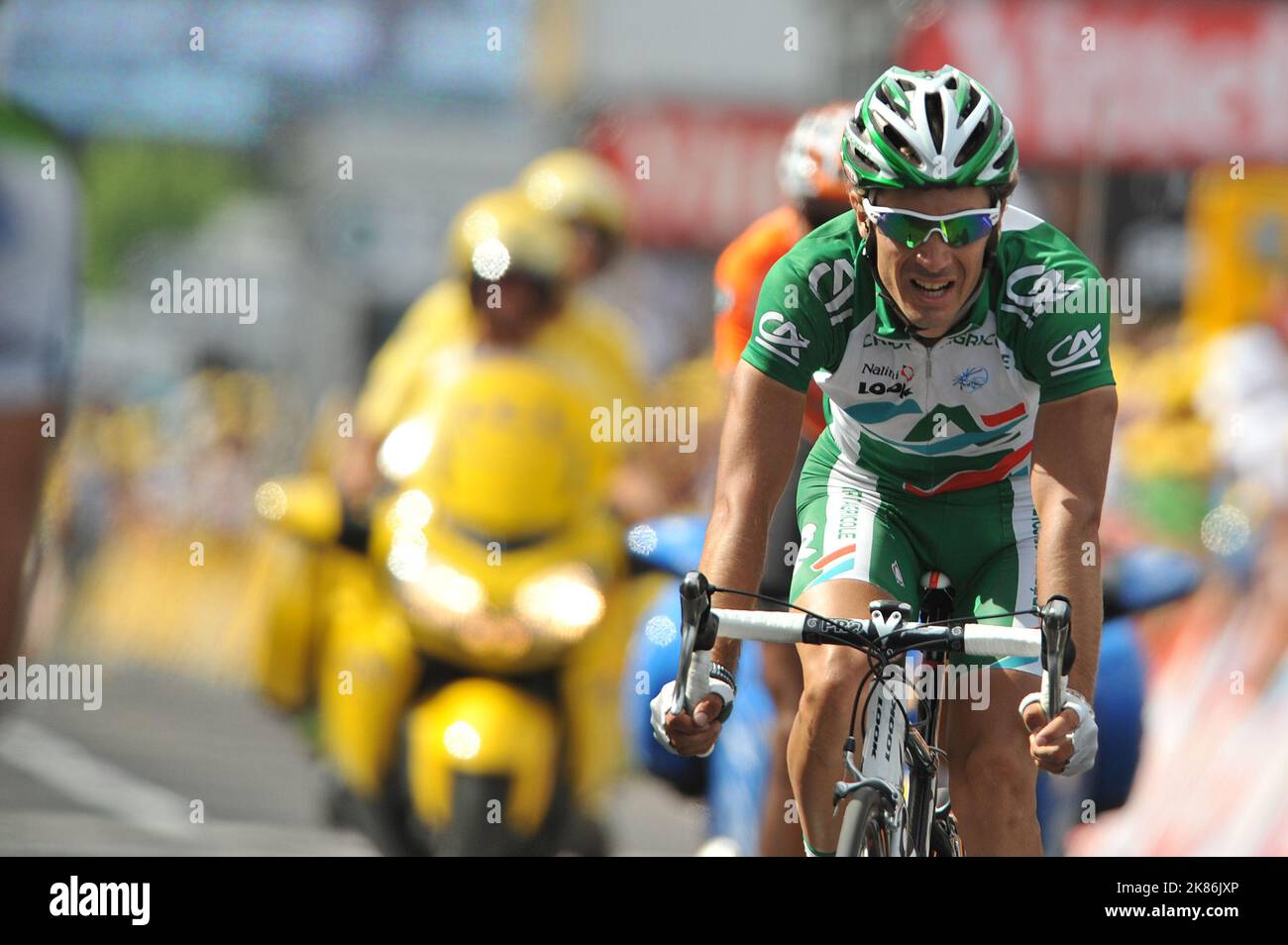 Christophe Le Mevel during stage 18 of the Tour de France Stock Photo ...