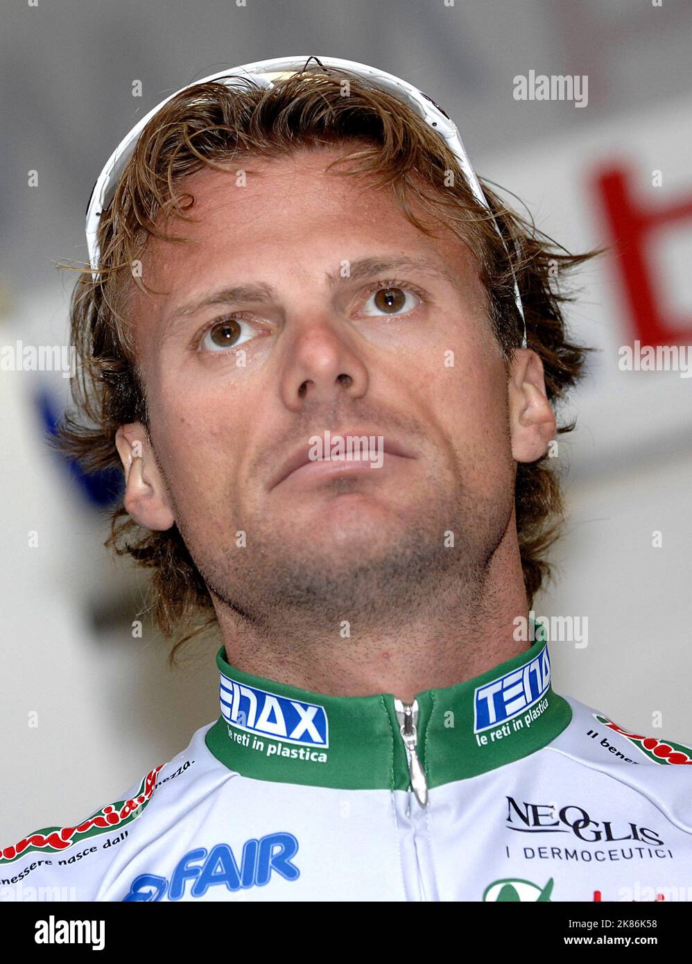 Team LPR Brakes-Ballan's Danilo Di Luca before stage one of the Tour of ...