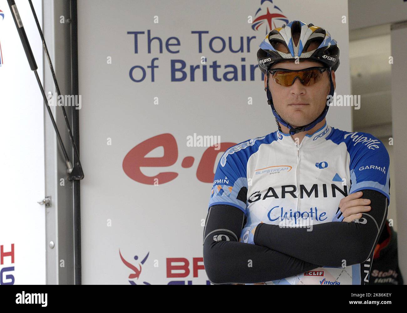 Garmin - Chipotle's Magnus Backstedt before the start of Stage Five of ...