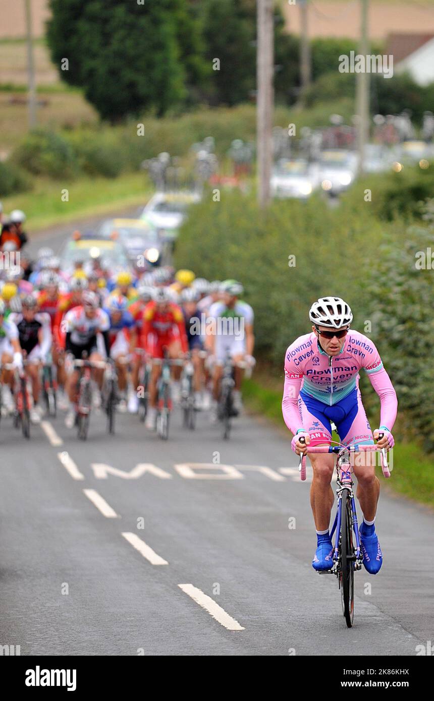 Team Plowman Craven's Evan Oliphant in action, during Stage Six of the ...