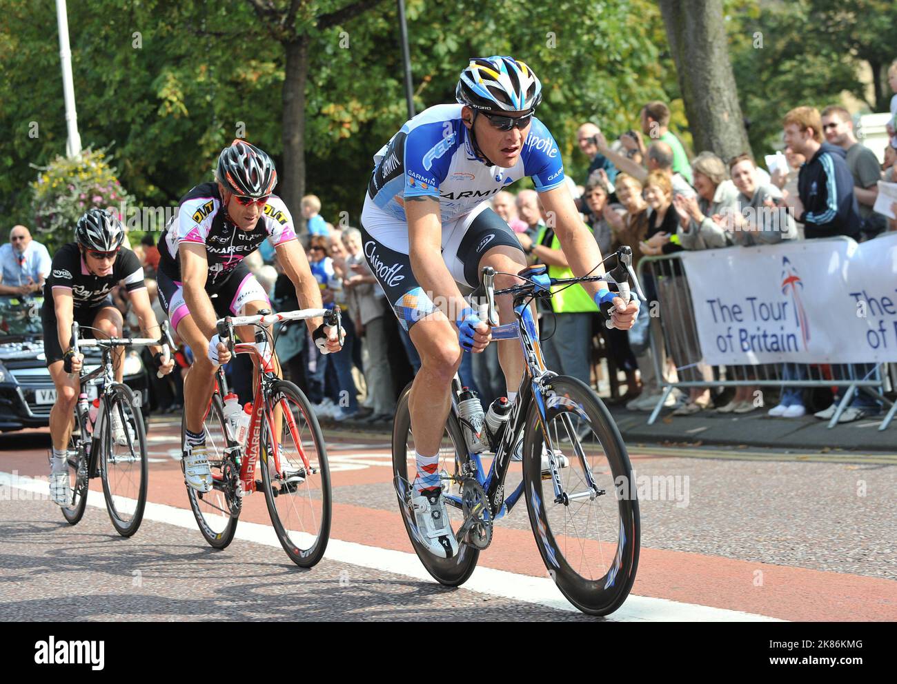 r-l; Magnus Backstedt (Garmin-Chipotle), Malcome Elliott Pinarello RT ...