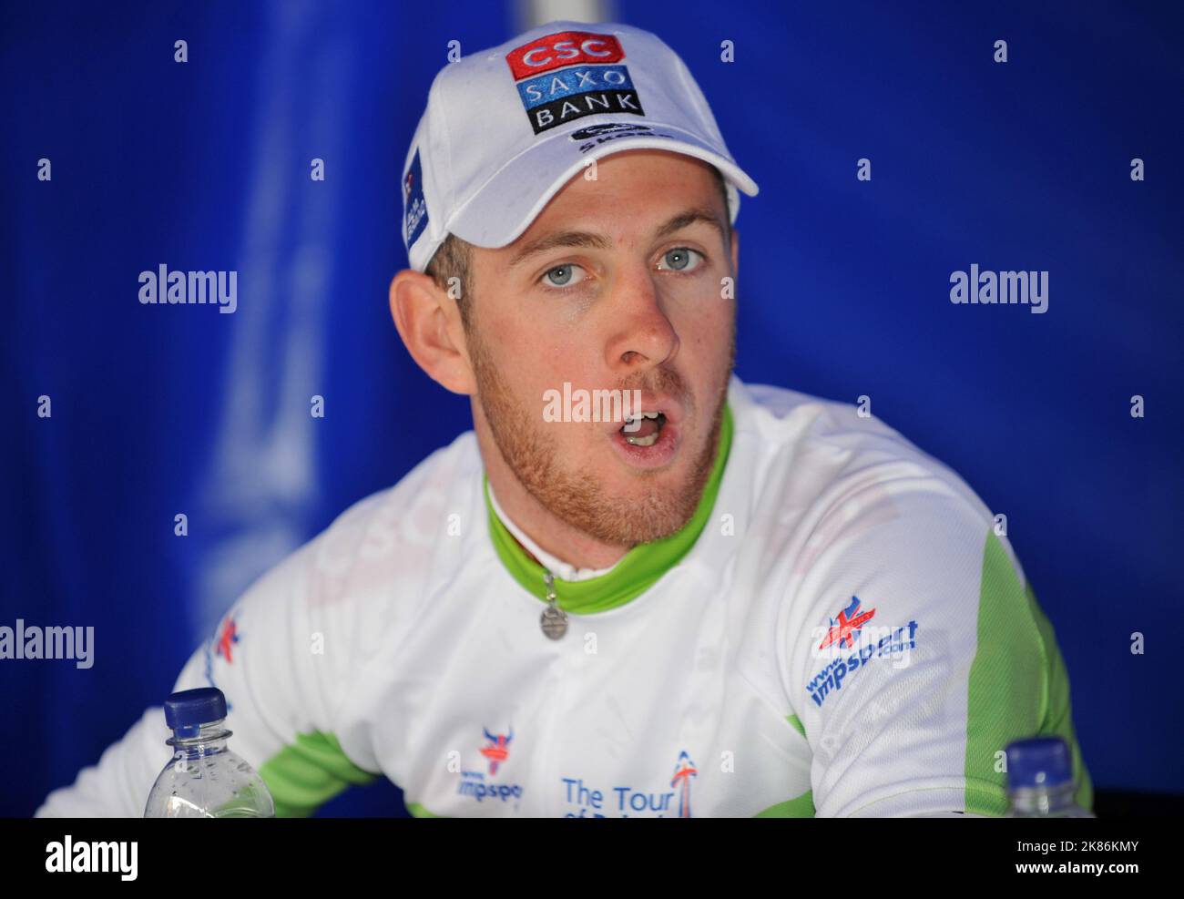 Matthew Goss (Team CSC - Saxo Bank) after Stage 8 of the Tour of ...