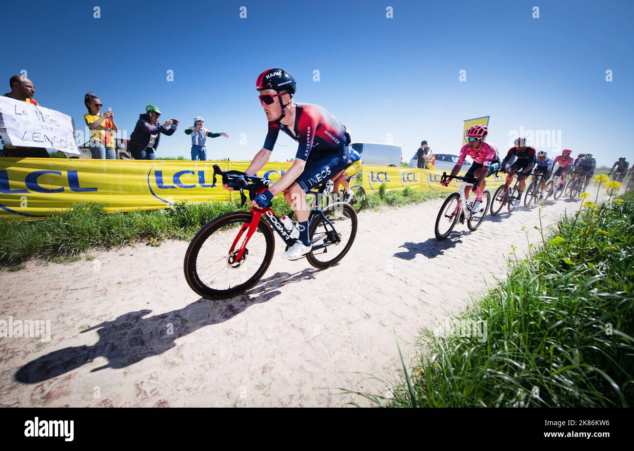 Paris Roubaix 2022, From Compiegne to Roubaix Velodrome. Dylan Van ...
