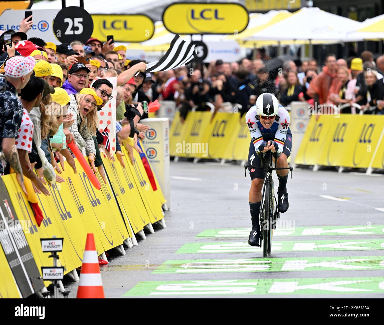 Yves Lampaert of Belgium and Quick-Step Alpha Vinyl Team in action ...