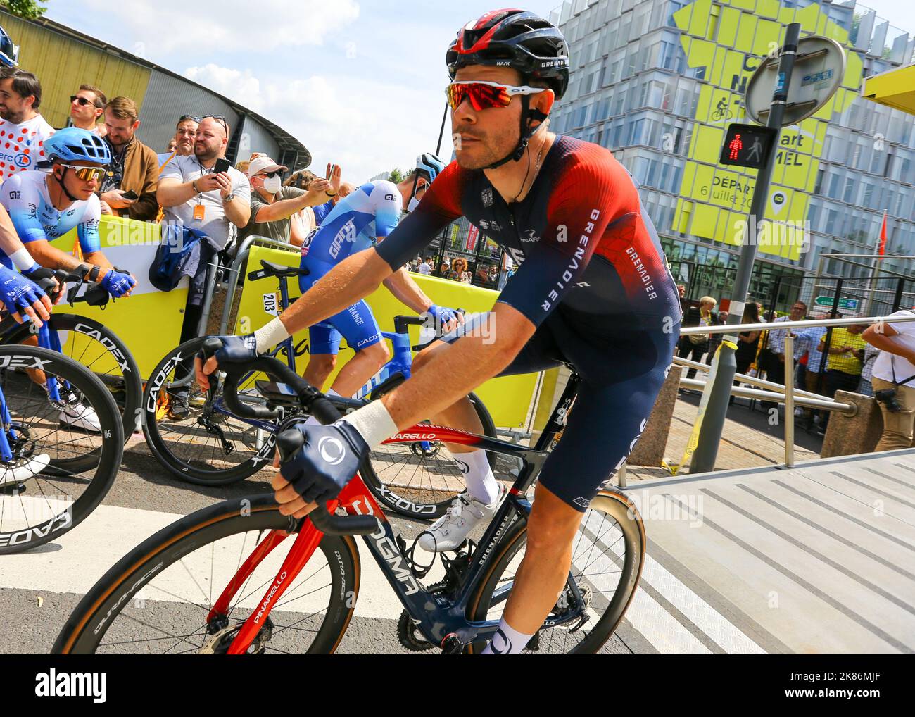 Luke Rowe INEOS Grenadiers during at the start of Tour De France, Stage ...