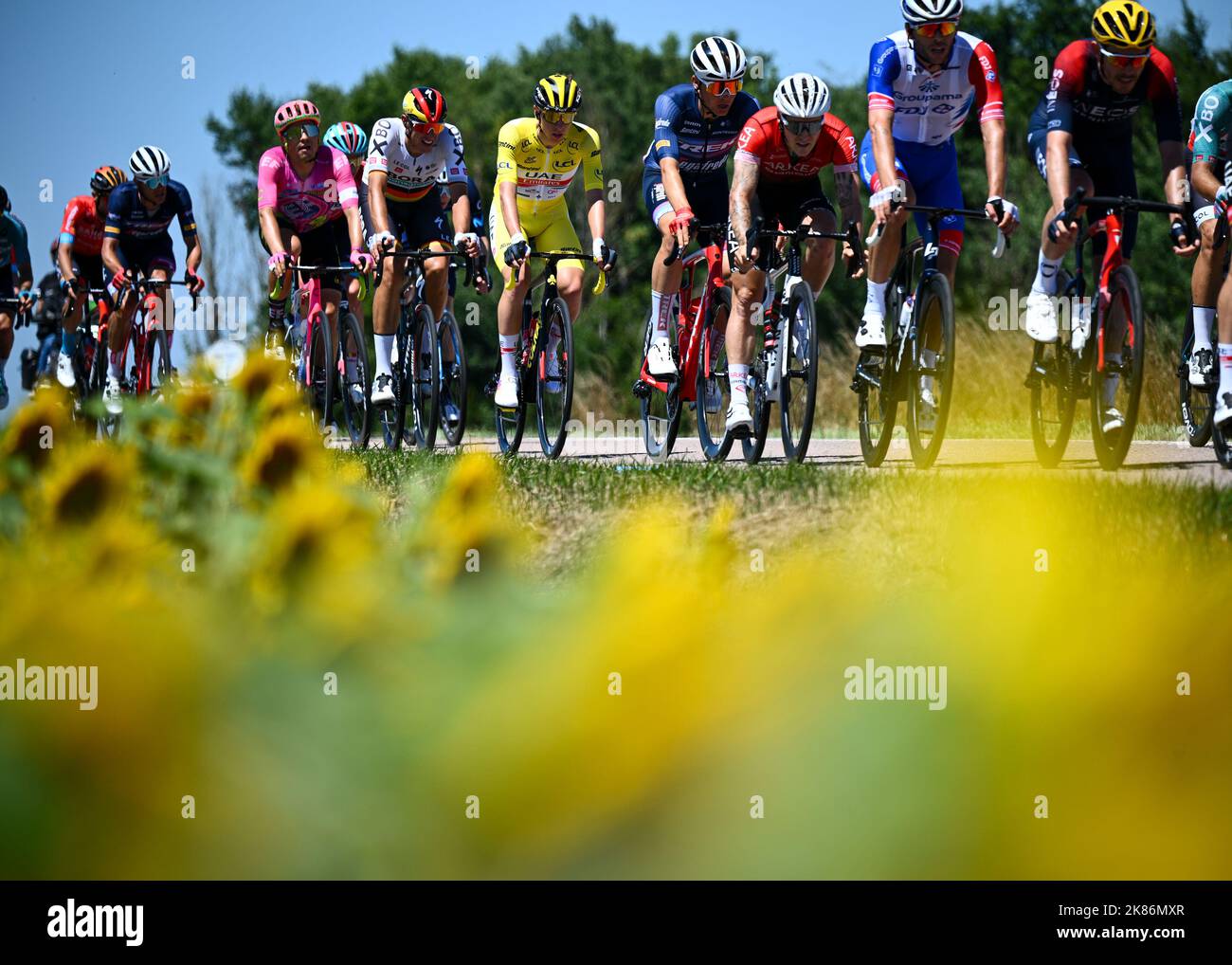Tadej POGAÄŒAR during Tour De France, Stage 7, France, 8th July 2022 ...