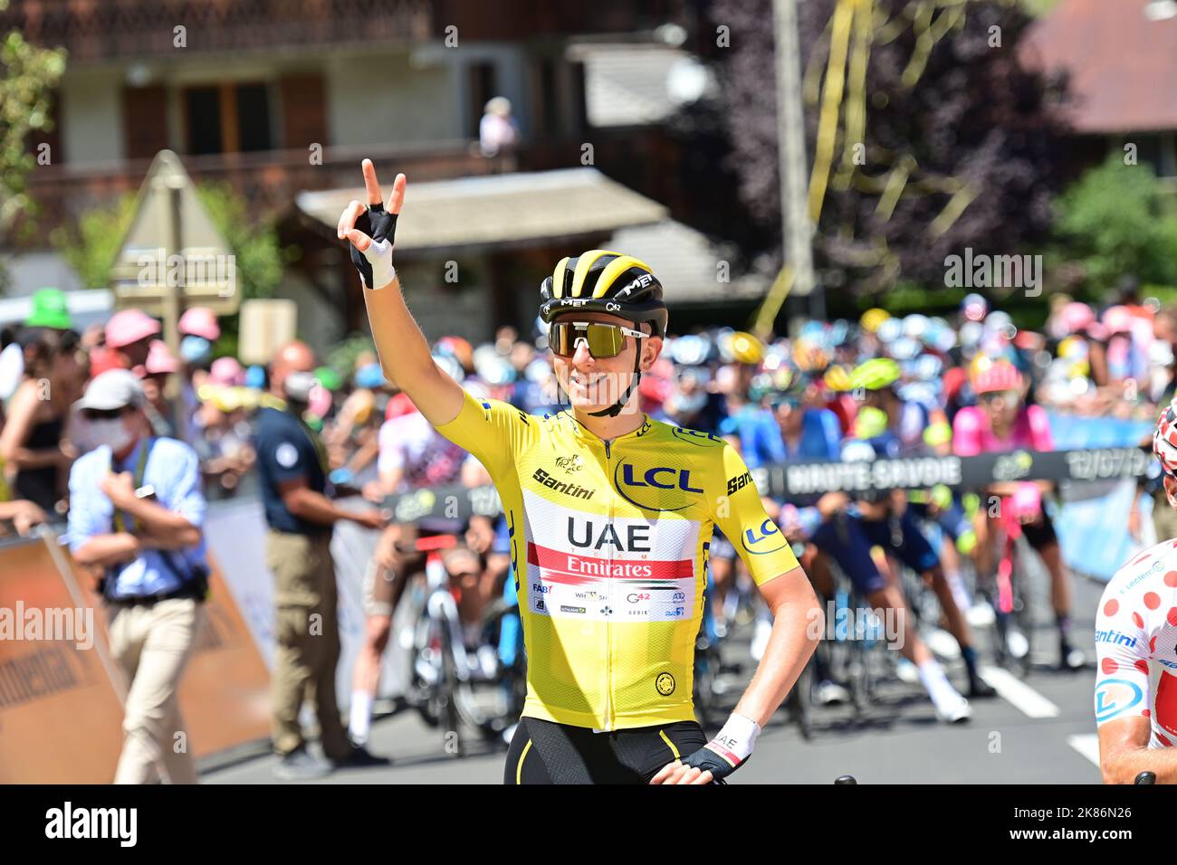 Tom Pidcock for team Ineos Grenadiers at the start of the Tour De ...