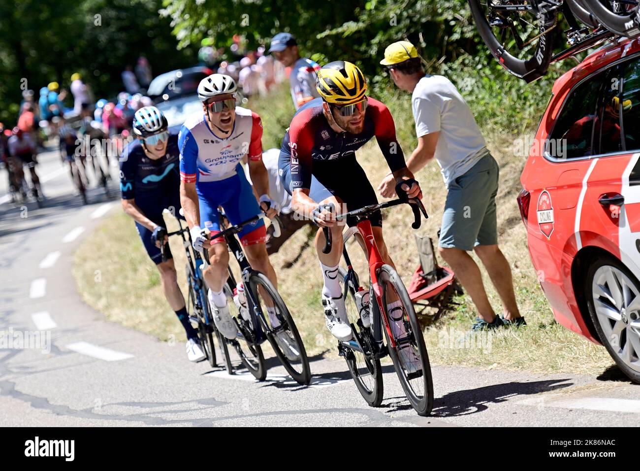during Stage 13 of the Tour De France, Le Bourg Dâ€™Oisans to Sainte ...