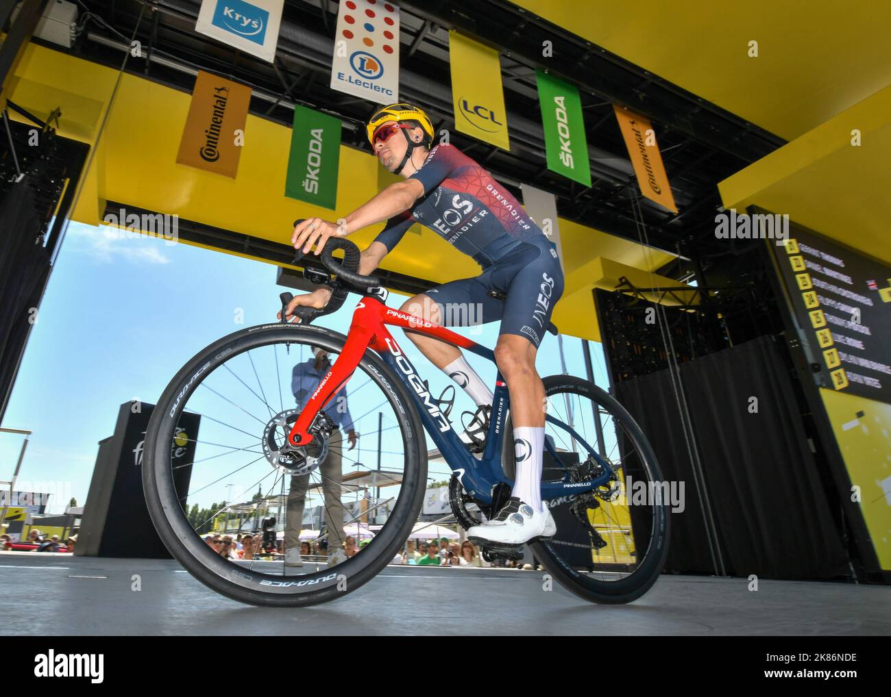 Thomas PIDCOCK, INEOS Grenadiers at the start of Tour De France, Stage ...