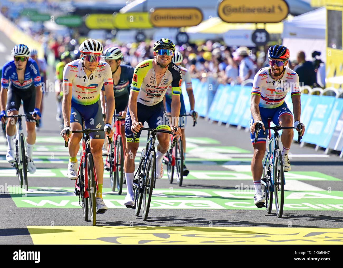 Alexander KRISTOFF IntermarchÃ© - Wanty - Gobert MatÃ©riaux, and Peter ...