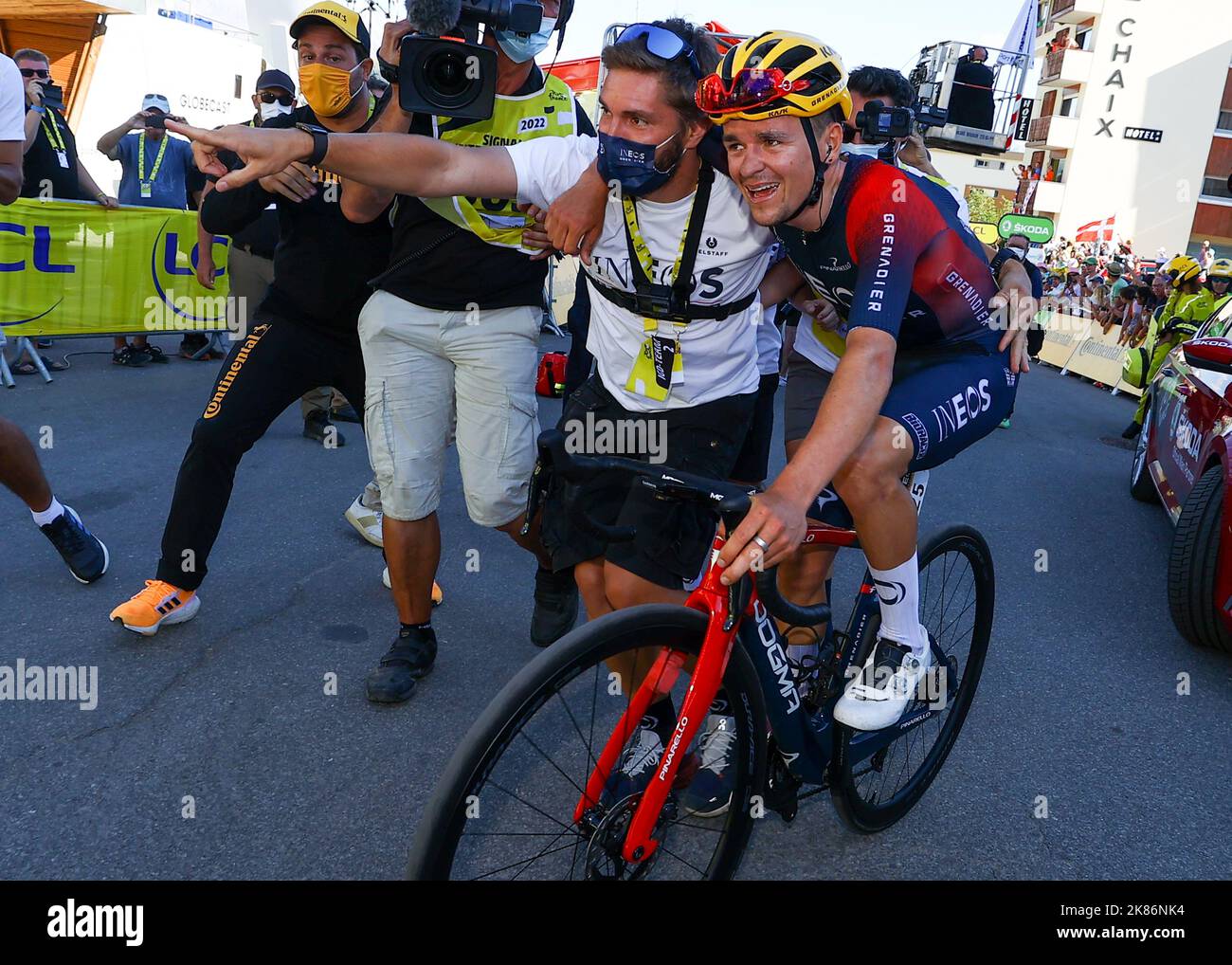 Thomas PIDCOCK during Tour De France, Stage 12, France, 14th July 2022 ...