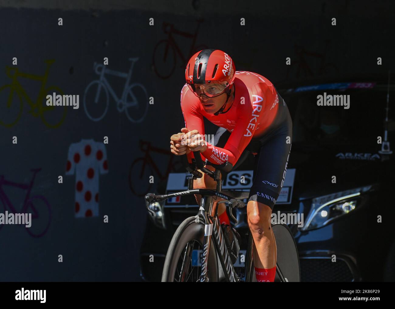 Maxime BOUET, Arkea Samsic in action during Stage 20 of the Tour De ...