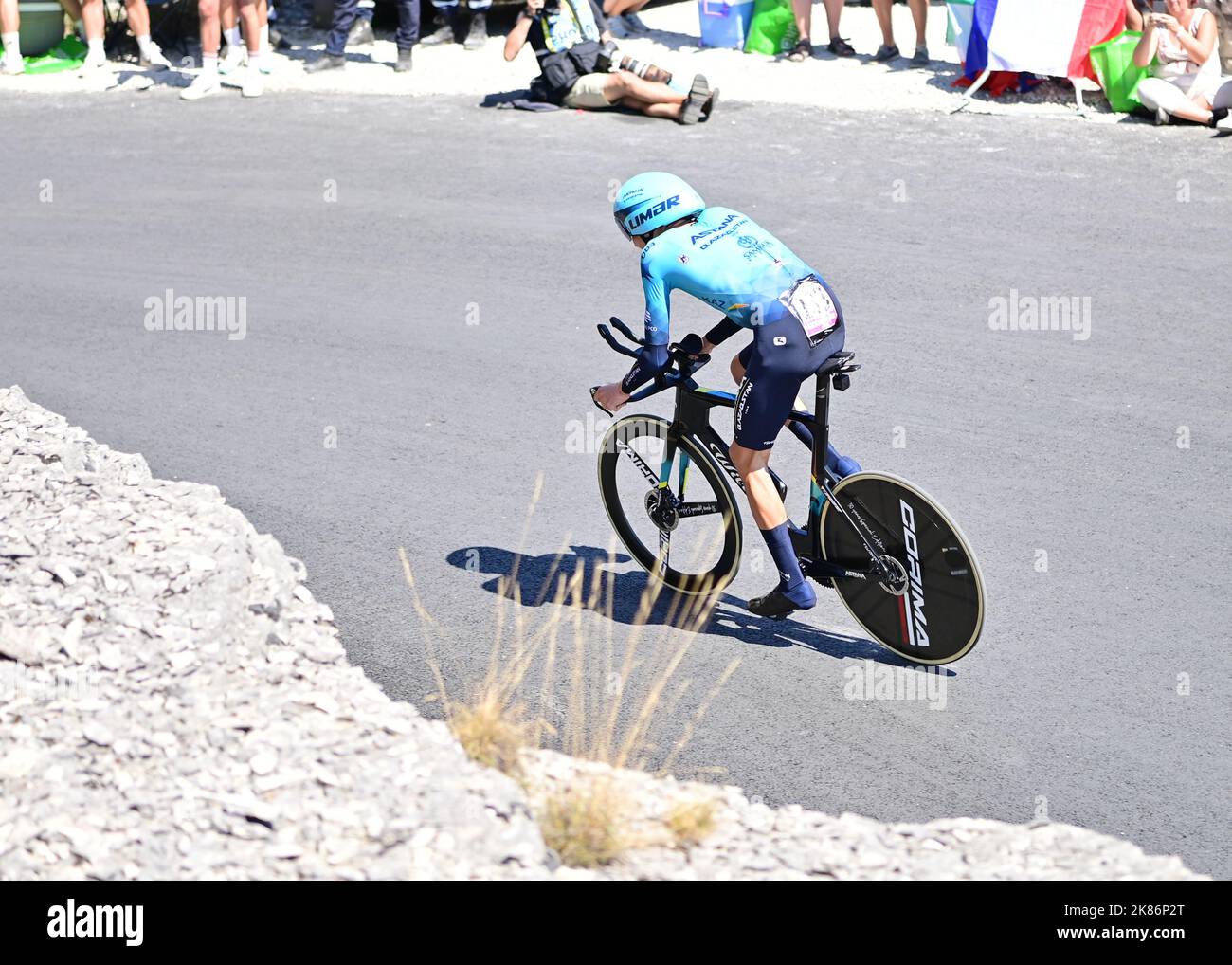 Joe DOMBROWSKI, Astana Qazaqstan Team in action during Stage 20 of the ...