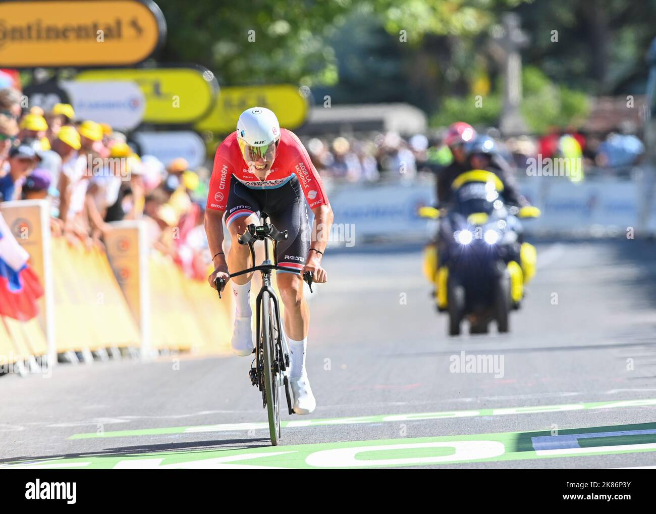 Bauke MOLLEMA, dutch time trial champion, Trek - Segafredo in action ...
