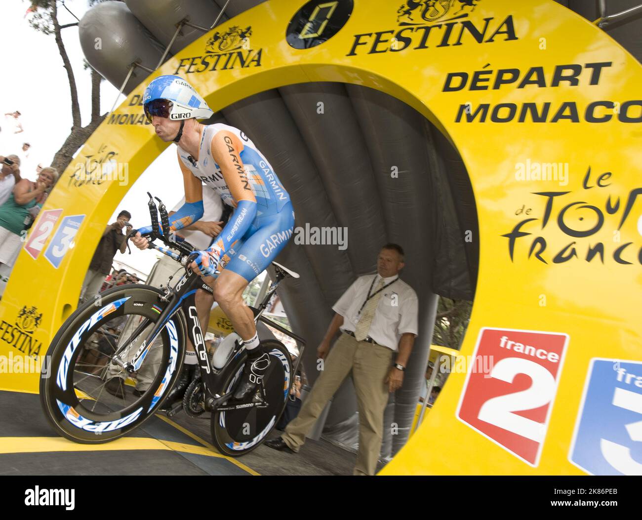 Garmin Slipstream's David Millar Stock Photo - Alamy