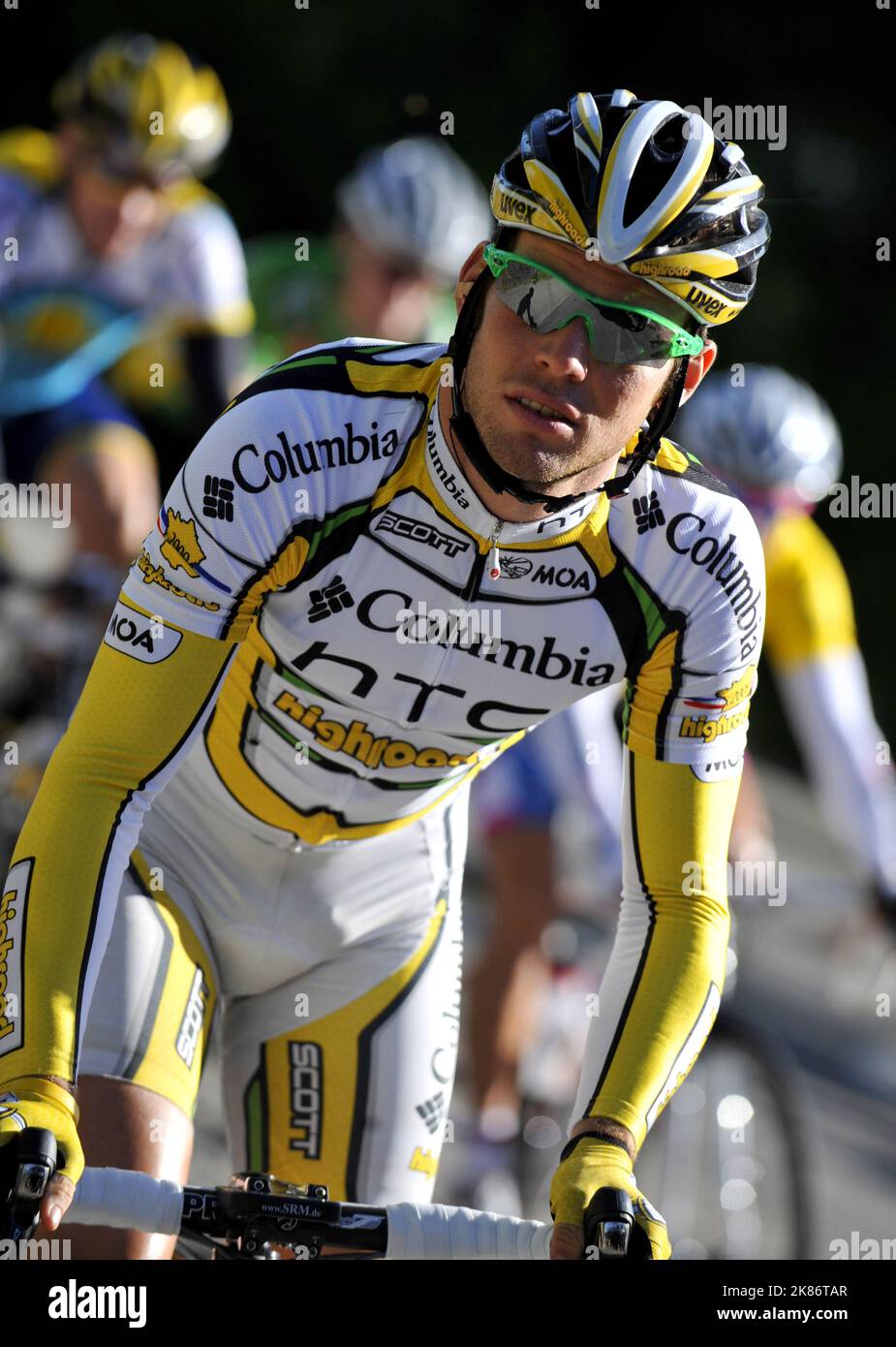 Mark Cavendish portrait wins the second stage of the Tour of Ireland ...