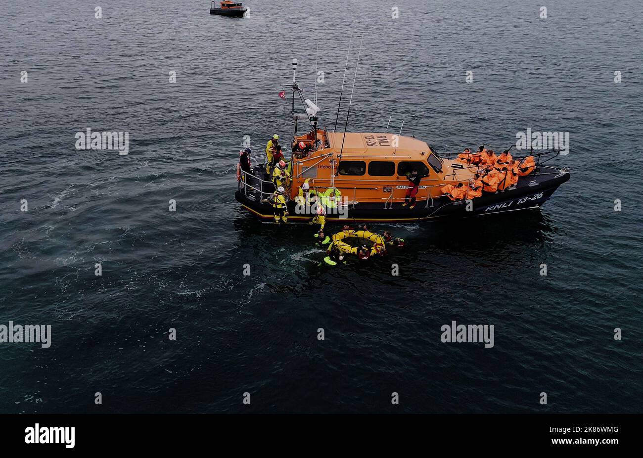 Undated handout photo issued by the Royal National Lifeboat Institution ...
