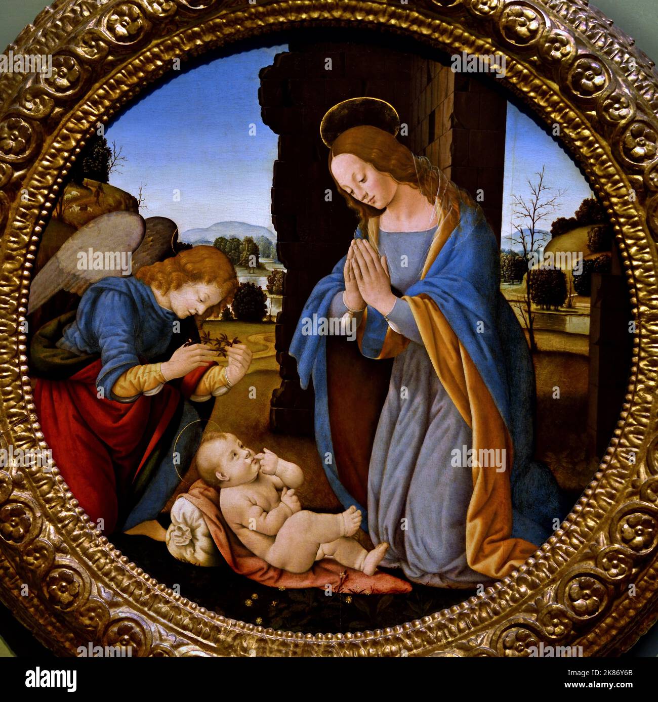 Adoration of the Christ Child 1505 Lorenzo di Credi 1459 - 1537 ...