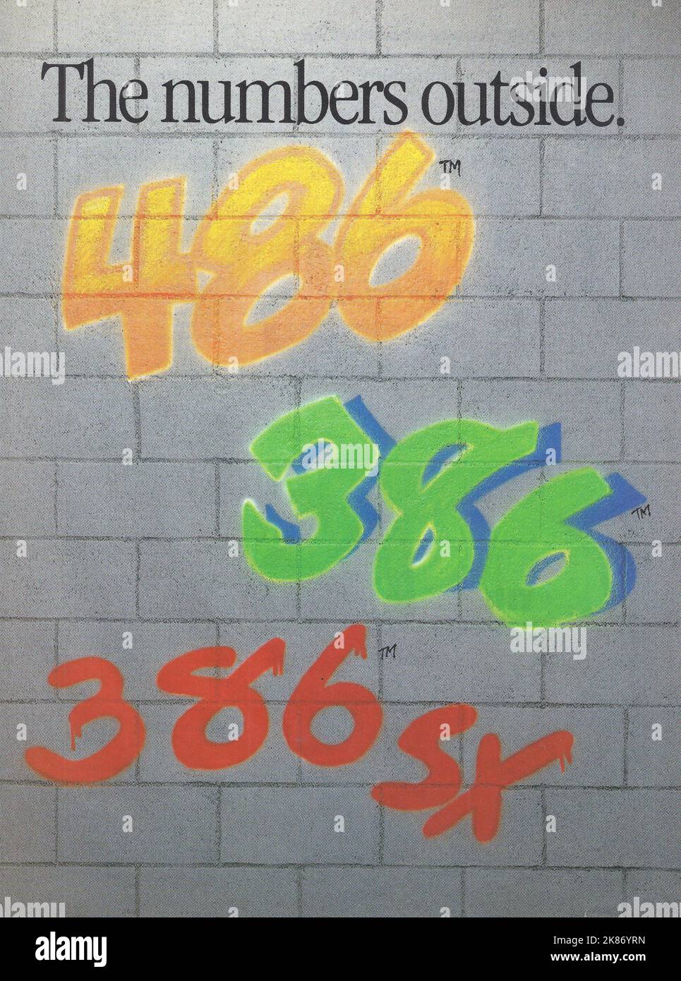 Intel computer Intel computers vintage magazine advertisement Stock ...