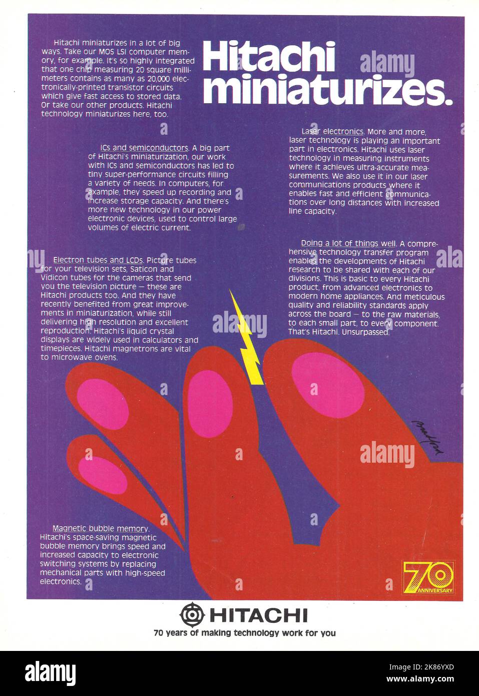 Hitachi vintage magazine commercial hi-res stock photography and images ...