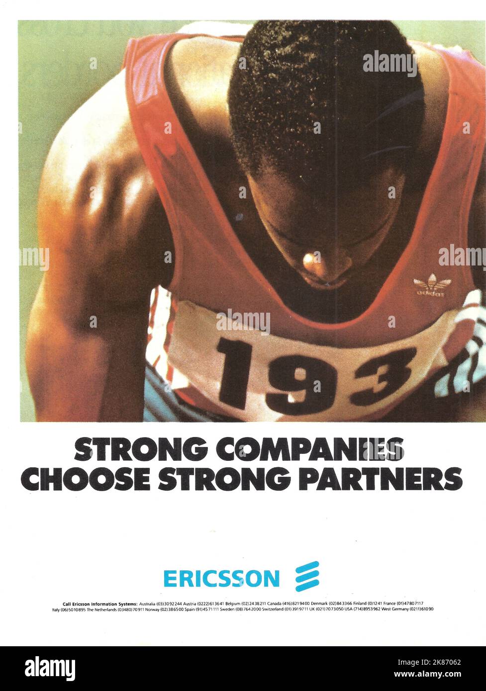 Ericsson papaer advert hi-res stock photography and images - Alamy